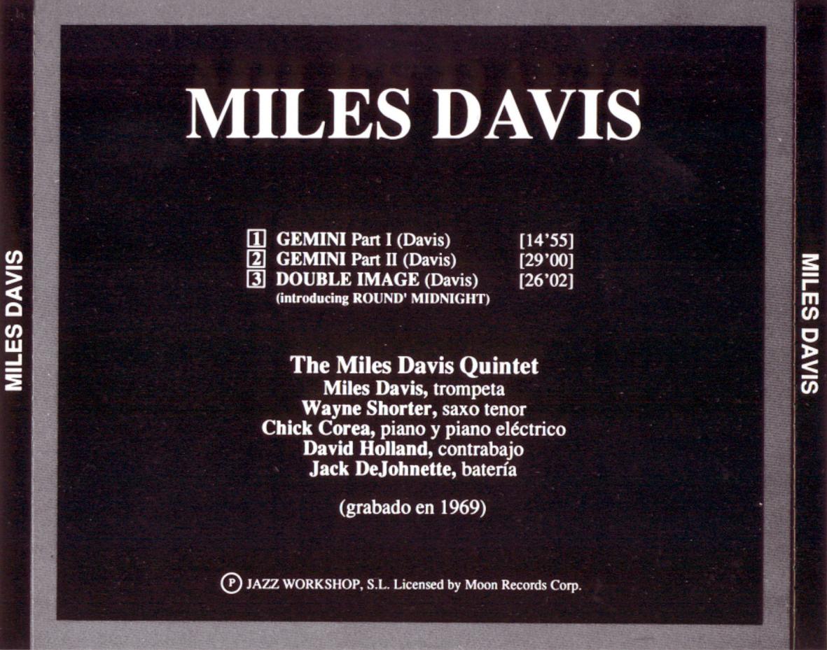 Miles Davis Miles Davis : Back | CD Covers | Cover Century | Over 1.000 ...